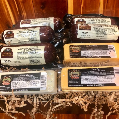 Summer Sausage and Cheese Sampler | Hermann Wurst Haus